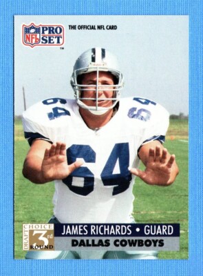 1991 Pro Set #793 James Richards Draft Pick Dallas Cowboys | eBay
