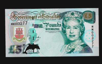 GIBRALTAR ( 1 ) BANK NOTE 5 POUNDS 2000 P 29 CRISP UNCIRCULATED | eBay