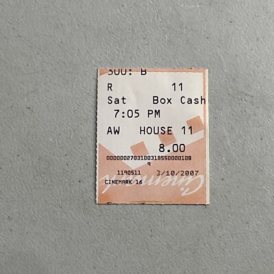 Movie Ticket Stub -- Cinemark Theaters 03/10/2007 Opening Weekend 300 ...