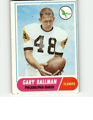 GARY BALLMAN 1968 Topps FOOTBALL #58 | eBay