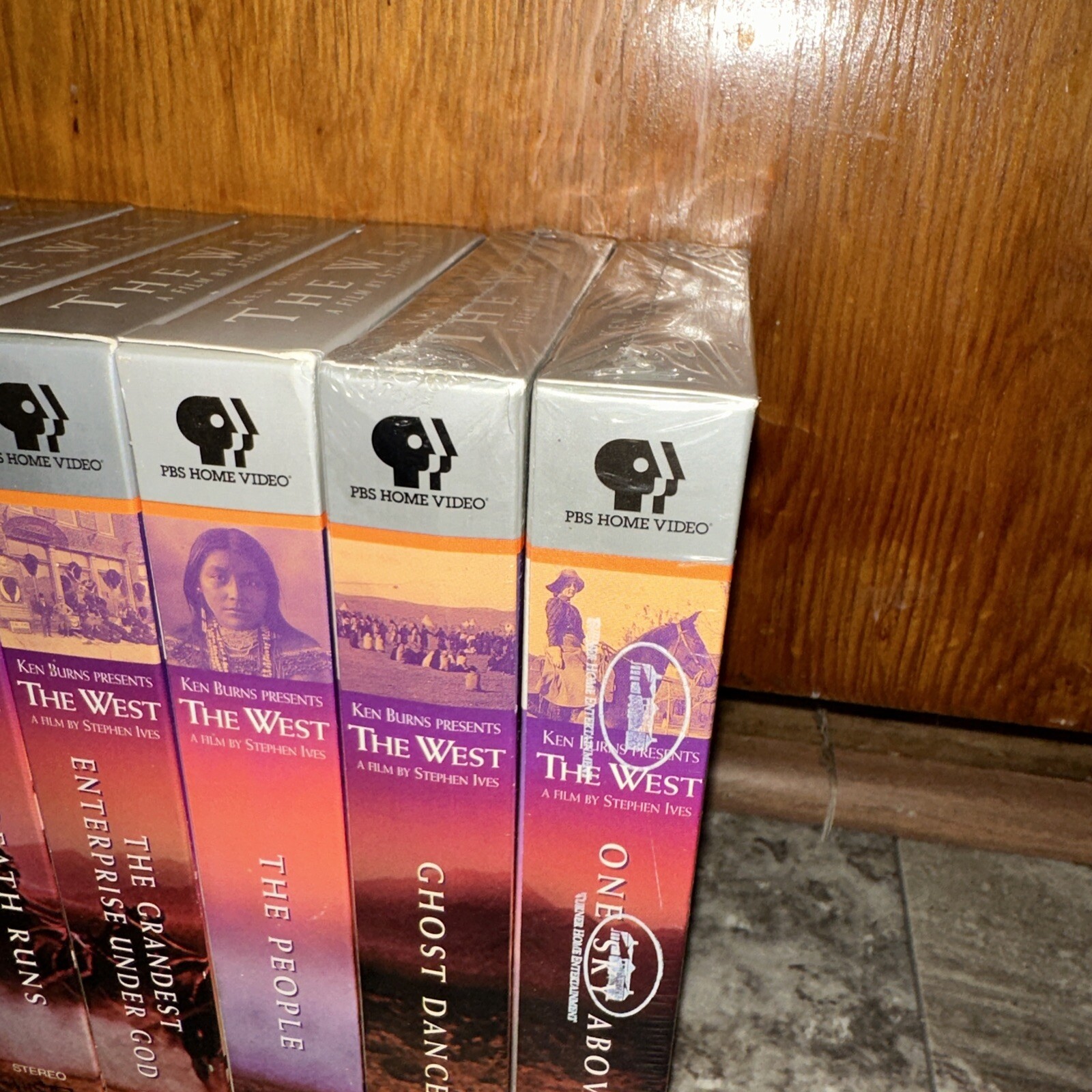 Ken Burns Presents The West: A Film by Stephen Ives (1996, 8 VHS tapes ...