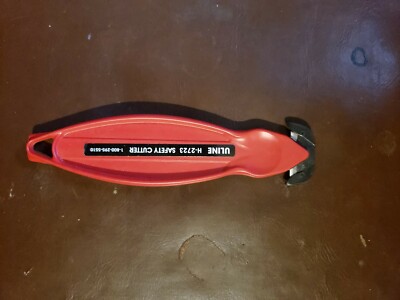 Uline Saftey Cuter set with phc disposable box cutters (3) piece set ...
