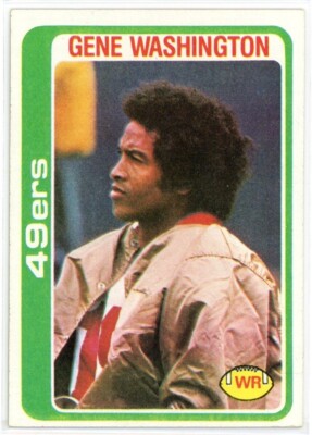 1978 Topps Football Gene Washington #403 EXMT-NM | eBay