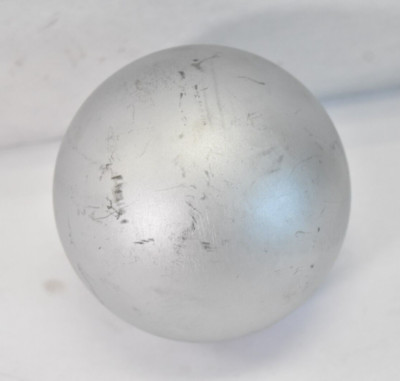 Track & Field 4kg 8.8 lb Silver Metal Shot Put Exercise Sports ...