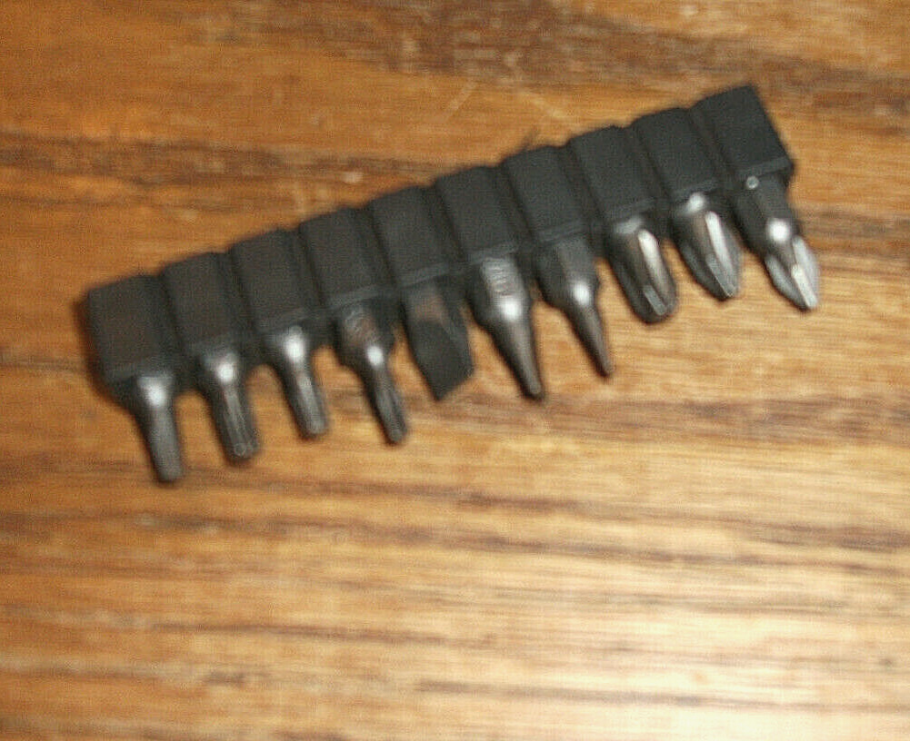 CRAFTSMAN UNBRANDED SCREWDRIVER 3PHILIPS, 3 FLAT, 3 TORX & 1 SQ. 10 TIP ...