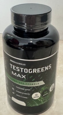 Testogreens MAX Live Anabolic - Men’S Daily Supplement Exp 07/26 | eBay