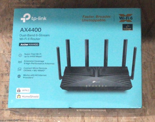 *NEW* TP Link Archer AX4400 Mesh Dual Band 6-Stream Router (B9 ...