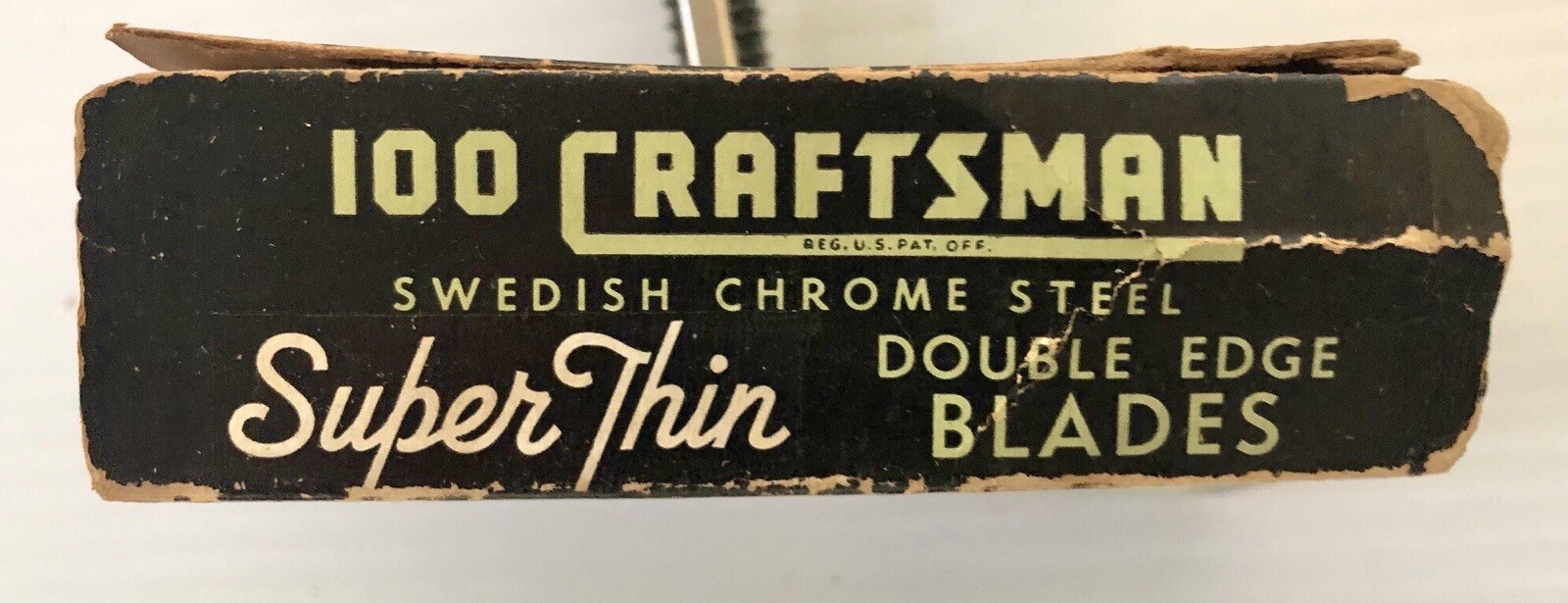 Vintage Swedish Craftsman Razor Blades w Box Gillette Razor Shick Razor ...