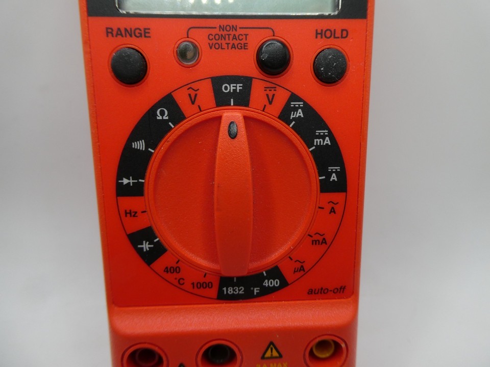 Wavetek Meterman Digital Multimeter 35XP Test Leads Voltage Ohms | eBay