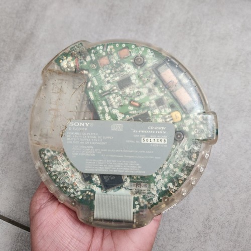 Sony Walkman D-FJ003FP Rare Clear Federal Prison CD Player AM/FM | eBay