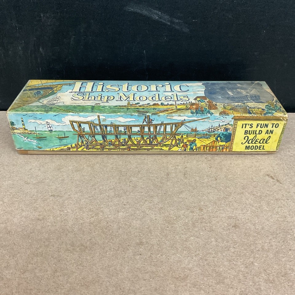 Vintage Ideal Models Santa Maria No. 1517 Historic Ship Models Wood ...