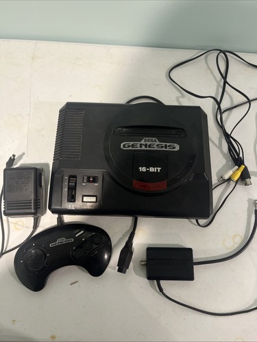 Sega Genesis Model 1 Console, OEM Controller, AC Adapter, RF Switch ...