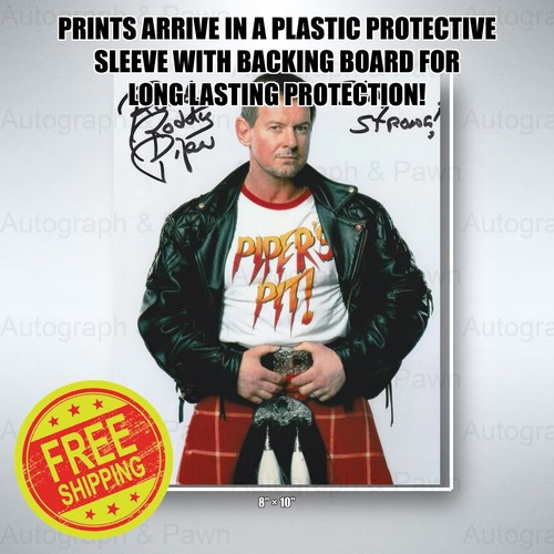 Roddy Piper 8x10 SIGNED AUTOGRAPH RARE PHOTO SIGNATURE REPRINT FREE ...
