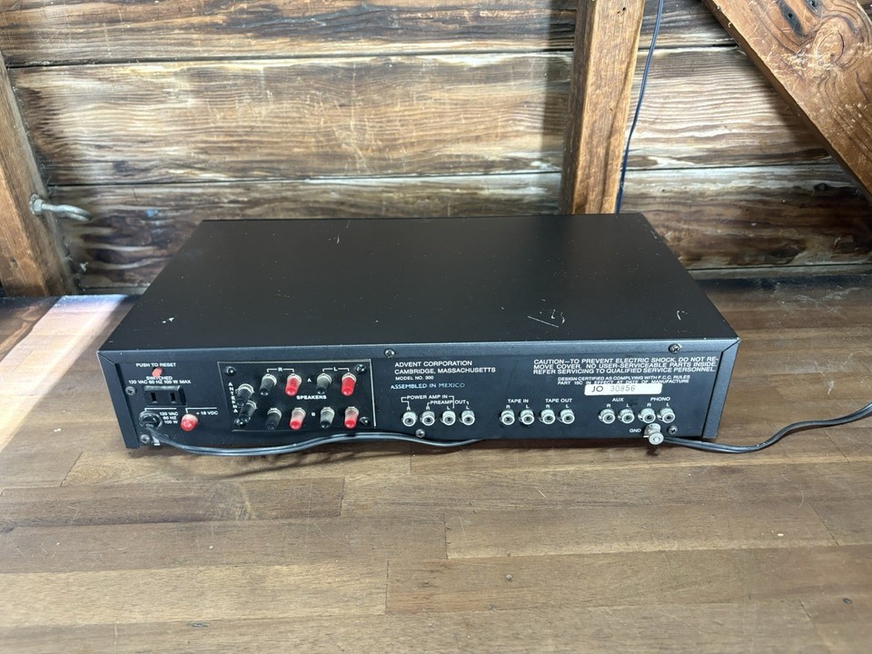 Vintage ADVENT MODEL 300 VINTAGE FM STEREO RECEIVER W/ Origianal Box ...
