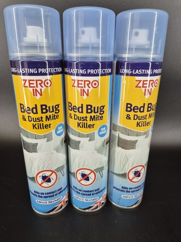 STV Zero In Bed Bug & Dust Mite Killer Spray Crawling Insects Poison ...