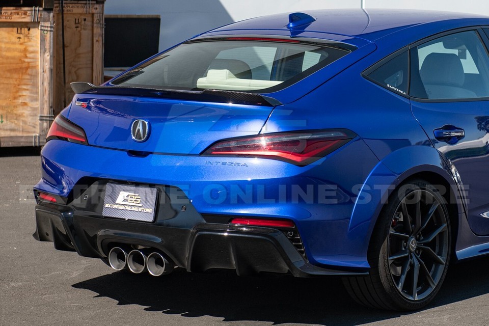 For 23-Up Acura Integra | Extended Carbon Fiber Package Rear Trunk Wing ...