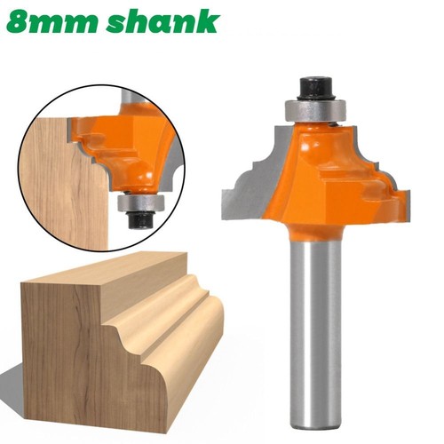 8MM Shank Milling Cutter with Bearing Trimming Machine Durable Router ...