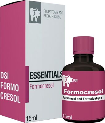 Dental DSI Essentials Formocresol 15mL - 1 Bottle - | eBay