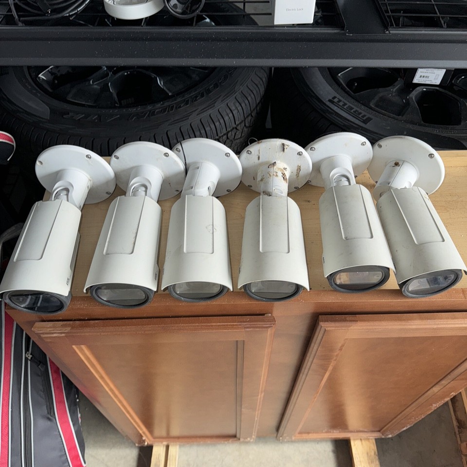 Axis P1445-LE Indoor/Outdoor Netowork Security Camera System - White ...