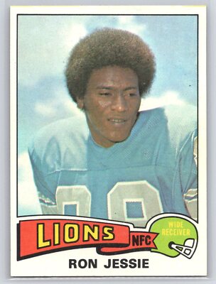 1975 Topps #253 Ron Jessie - Lions - NmMt | eBay