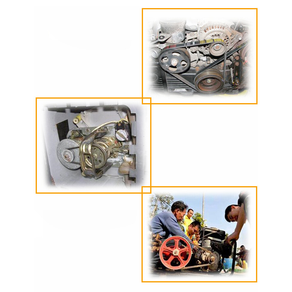 M Section V-Belt Imperial Triangle Transmission Belts M16 to M60 inch ...