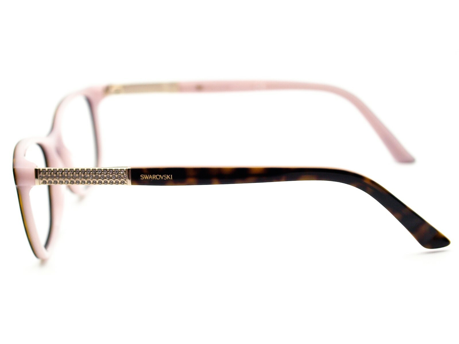 Swarovski Eyeglasses Elina SW 5117 056 Tortoise Pink Full Rim Frame 51 ...