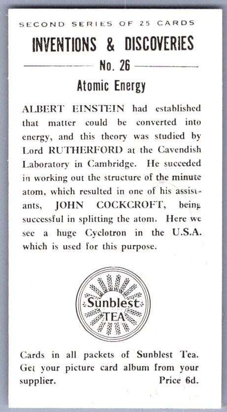 1960 Inventors & Inventions - Albert Einstein #26 - *Near Mint* | eBay