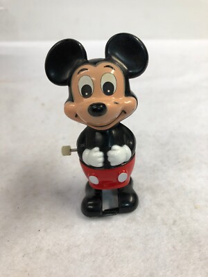 Tomy Mickey Mouse Wind Up Toy 3.75" Tall 1977 Vintage M4 | eBay