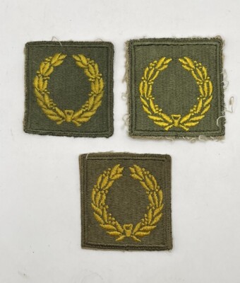 WW2 Army Meritorious Unit Award Cut Edge Patch Lot Of 3 | eBay