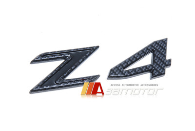 Trunk Rear Emblem Badge Decal Letters Z4 Carbon Look Style fits BMW E85 ...