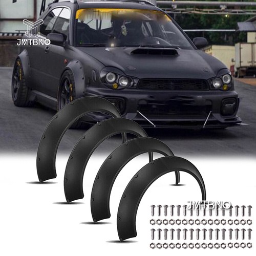4X Car Fender Flares Extra Wide Flexible Wheel Arch Body Kit For Subaru ...