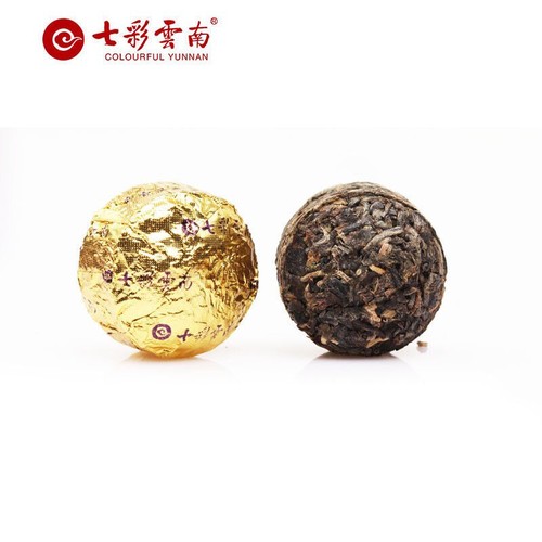 Colourful Yunnan Tuocha Raw Puer Mini Gold Pu'er Tea with Natural ...