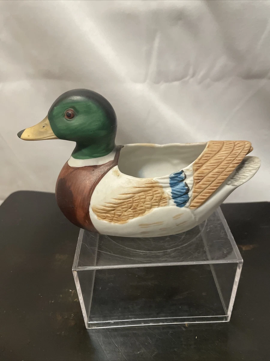 Mallard Duck Wooden Planters