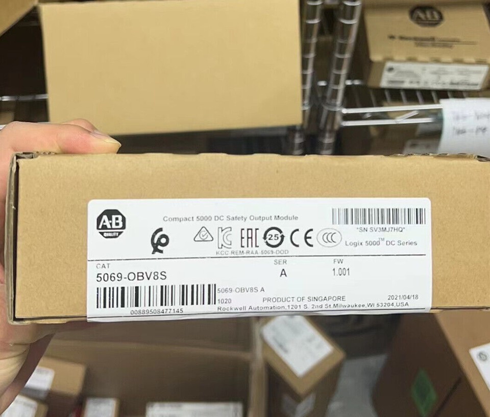 New Sealed AB 5069-OBV8S A Compact I/O 8-Ch Safety Output Module ...