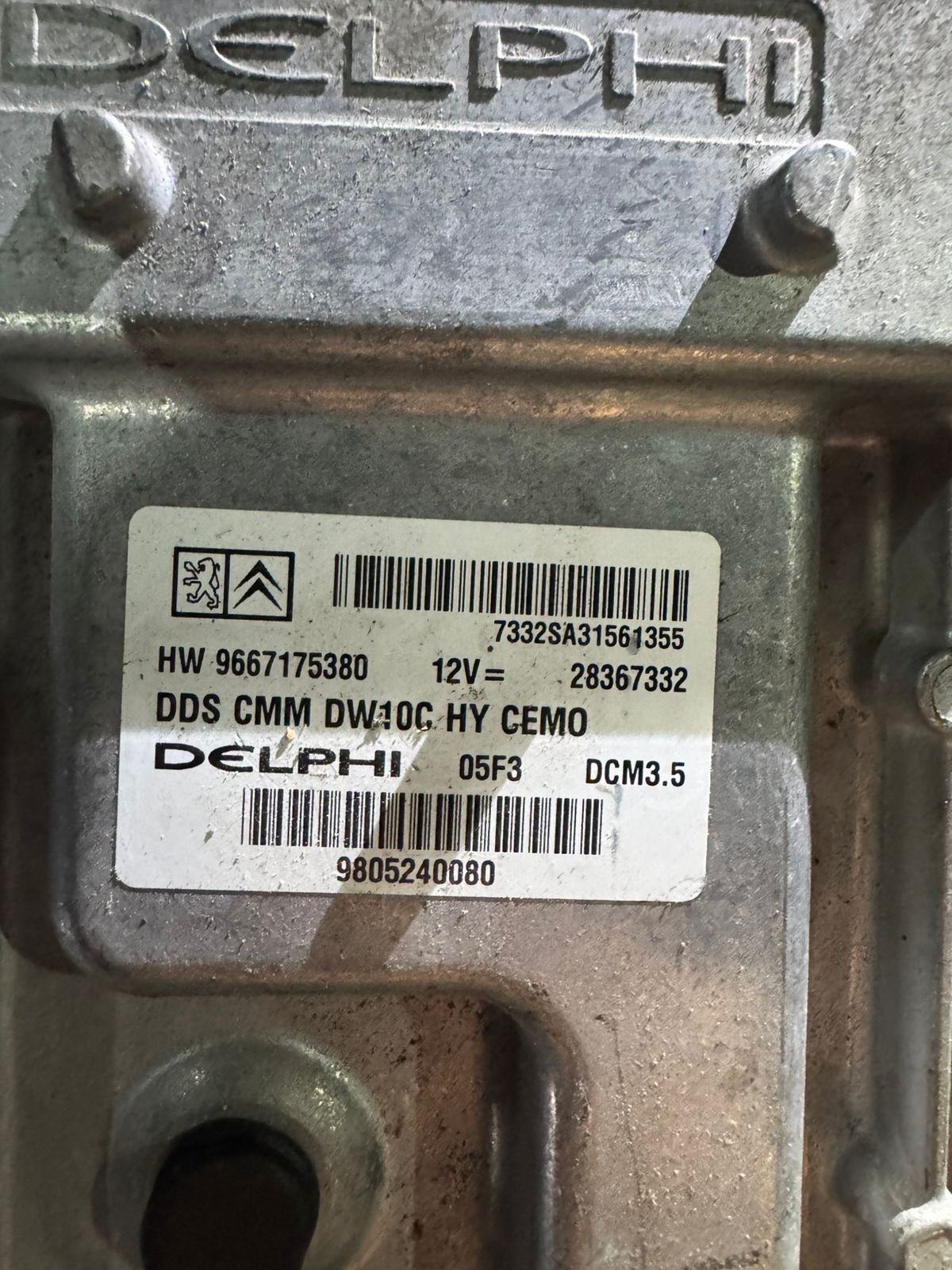 28367332 Delphi DCM3.5 9667175380 9805240080 Diesel Engine ECU Unit | eBay