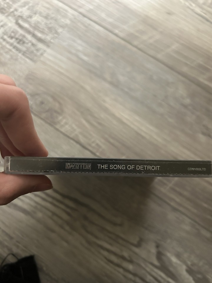 Led Zeppelin The Song Of Detroit CD Rare Live Limited Edition 0018 | eBay