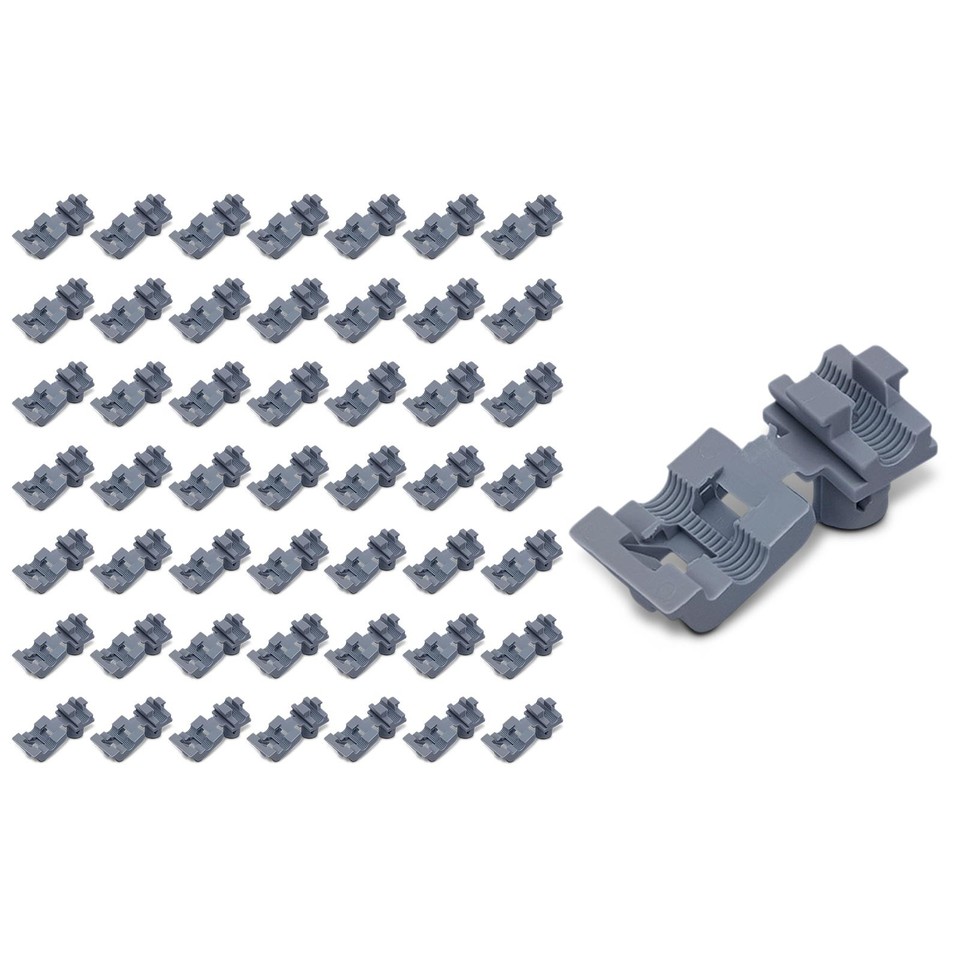 50Pcs 4mm Nylon Tailgate & Door Lock Rod Latch Retainer Clip for Chevy ...