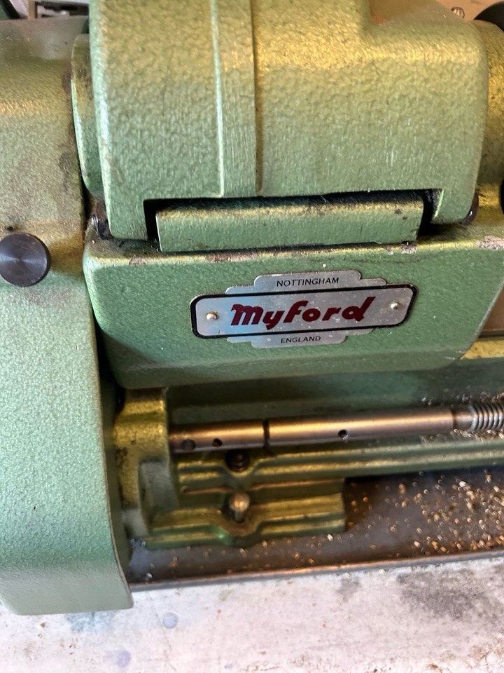 Myford ML10 lathe with motor and dewhurst switch metalworking lathe ...