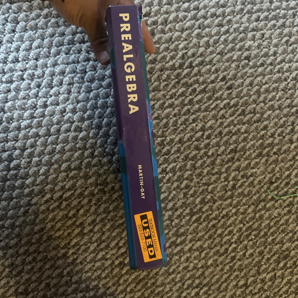 Prealgebra Elayn Martin Gay Pasadena City College | eBay