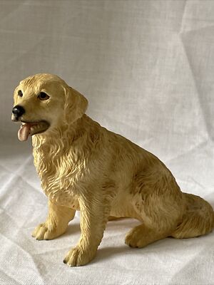 The Leonardo Collection GOLDEN RETRIEVER 1998 In Sitting Position Dog 8 ...