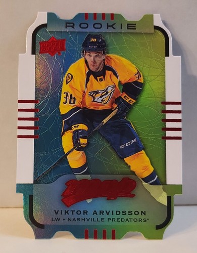 2015-16 UD MVP Colors & Countours Rookie #186 Viktor Arvidsson RC Teal ...