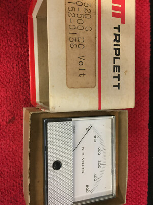 TRIPLETT MODEL 320G 0-500 DC VOLTS NEW OLD STOCK | eBay