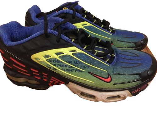 RARE Nike Air Max Plus 3 III TN Parachute Hyper Blue Mens Shoe Size 9 ...