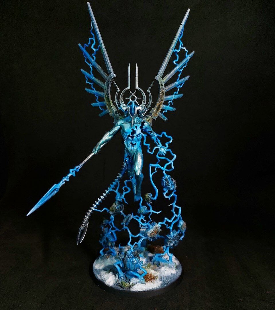 C'tan Shard of the Void Dragon painted Warhammer 40k Necrons Indomitus ...