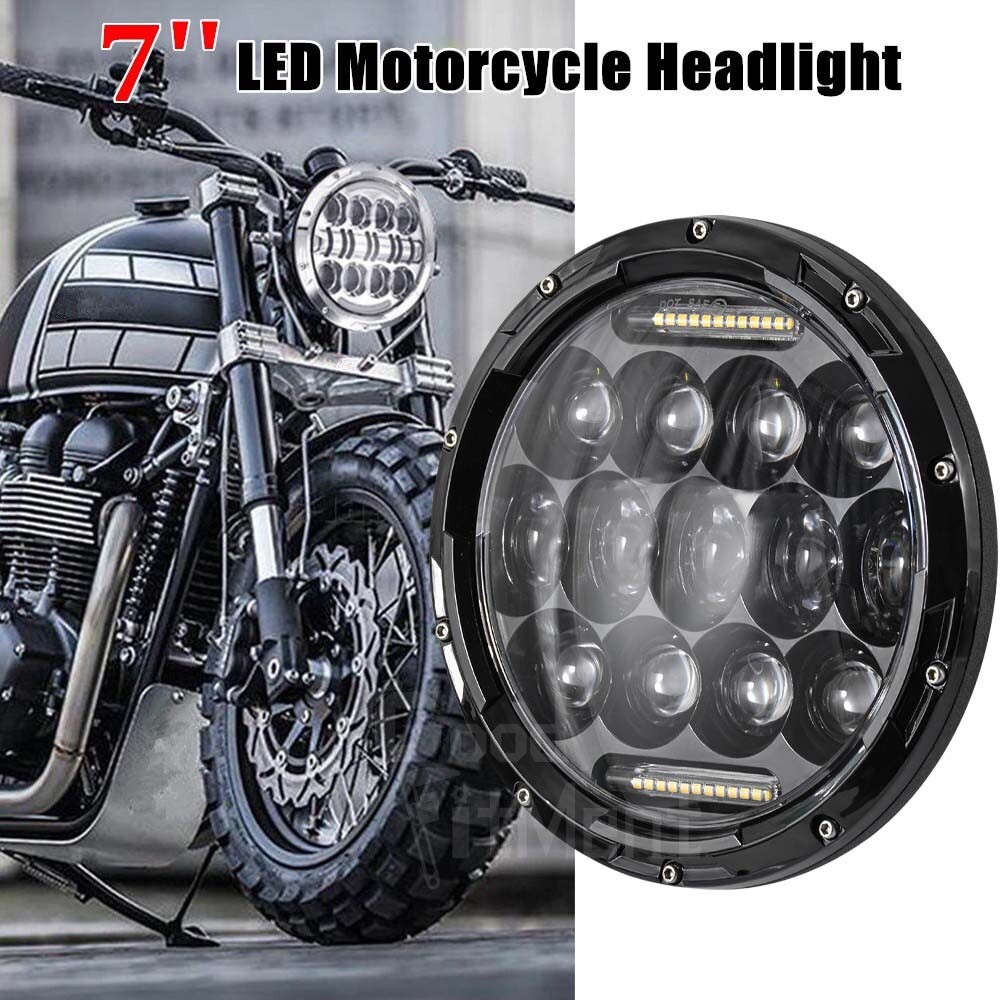 Round Motorcycle Headlight
