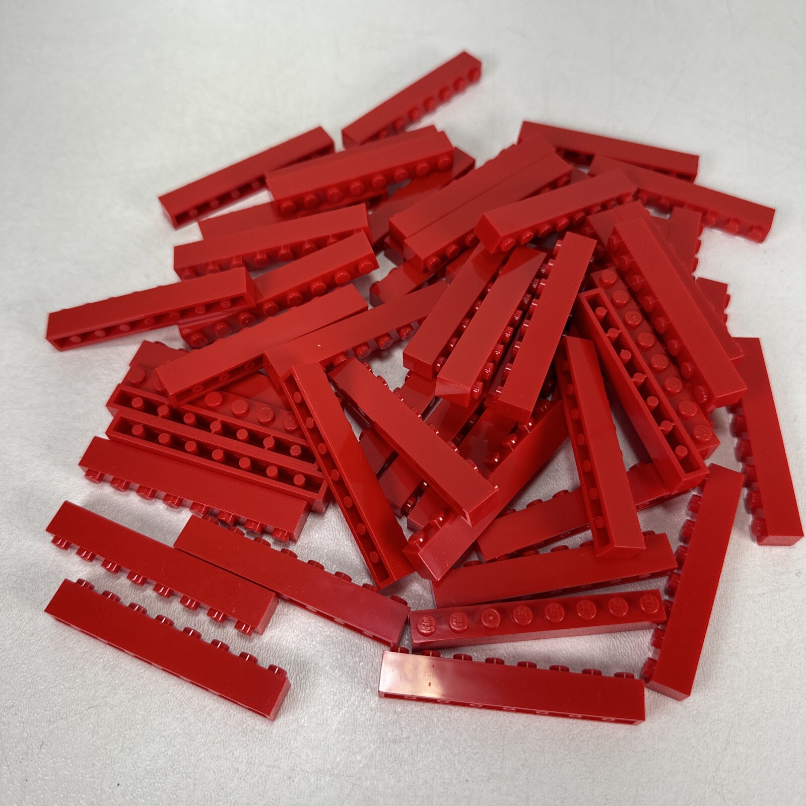 Huge Lot of 56 Lego 1X8 Red Brick Blocks Pieces Parts #3008 | eBay