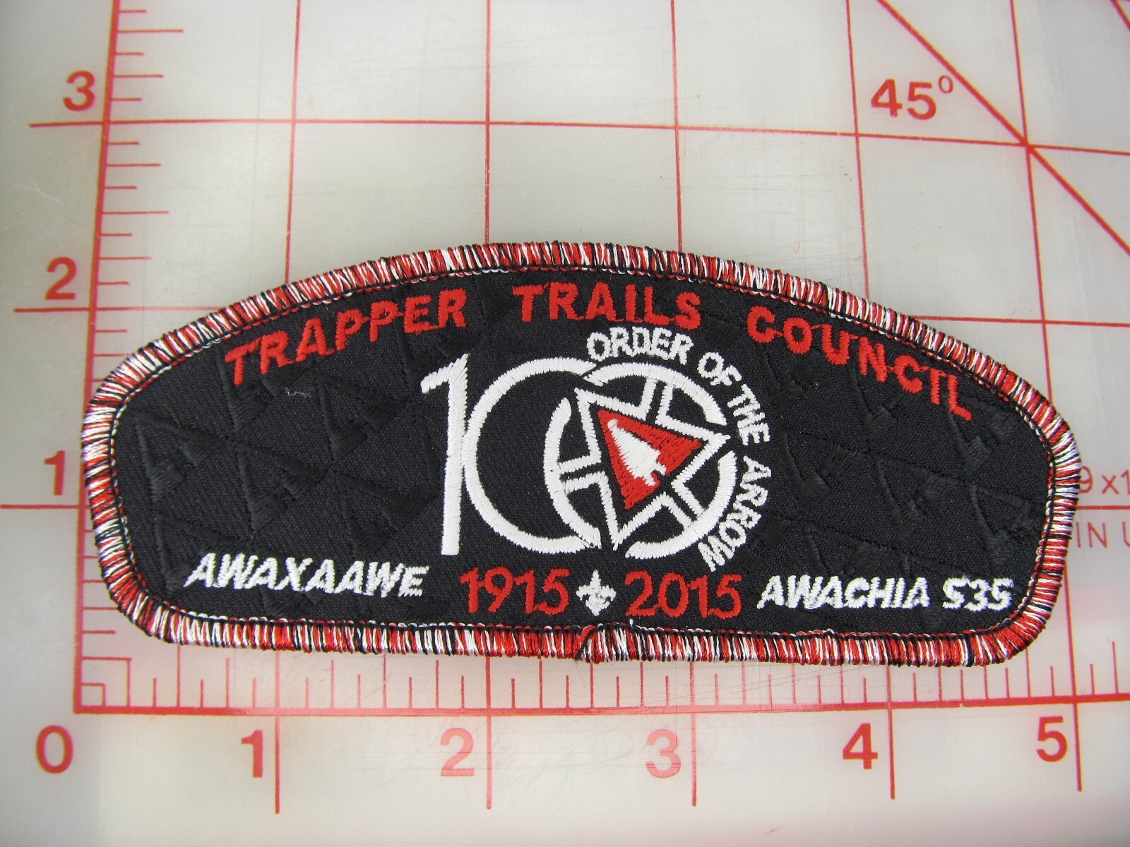 Trapper Trails Council CSP - LODGE 535 OA 2015 100TH CENTENNIAL patch ...