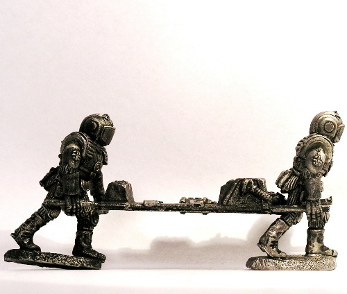 Ral Partha DS-115 Armored Doc Wagon Stretcher Team (Shadowrun) DocWagon ...