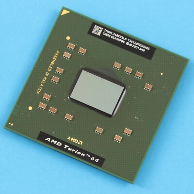 AMD Turion 64 1.8Ghz Mobile CPU Processor Socket 754 TMDML32BKX4LD ...