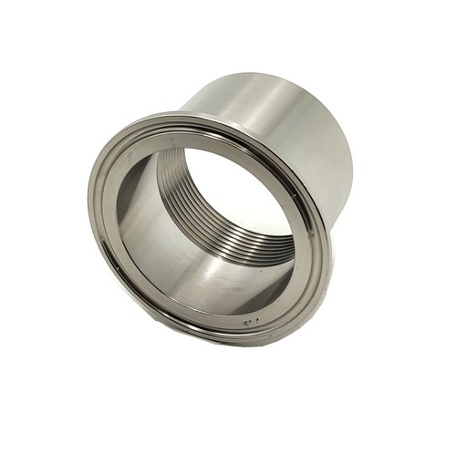 2" DN50 Sanitary Female Threaded Ferrule Pipe Fittings Tri Clamp Type ...